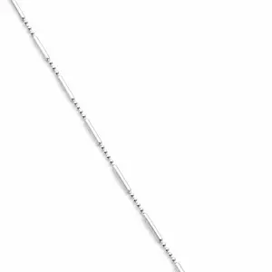 THE PHEIA Tube Chain Anklet - Silver