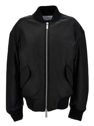 Off-white Zip Up Jackets For Women
