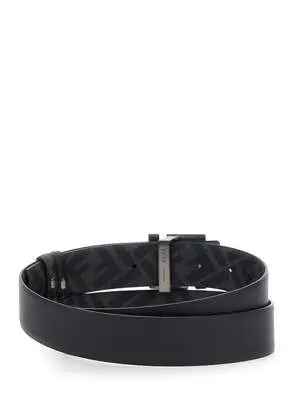 Fendi Ff Buckle Reversible Belt