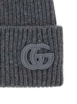 Gucci Logo Patch Beanie - Multicolor