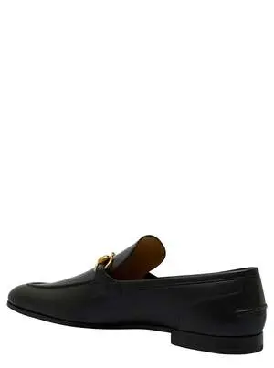 Gucci Jordaan Leather Loafer With Horsebit Detail - Multicolor