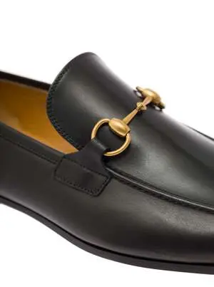 Gucci Jordaan Leather Loafer With Horsebit Detail - Multicolor