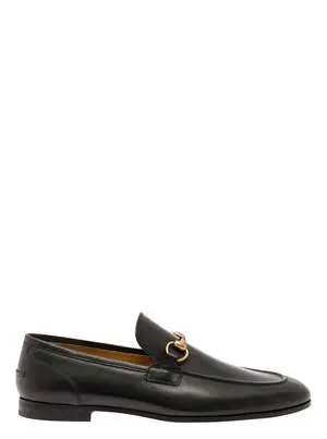 Gucci Jordaan Leather Loafer With Horsebit Detail - Multicolor