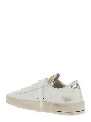 GOLDEN GOOSE Stardan Low Top Sneakers With Star Patch - Multicolor