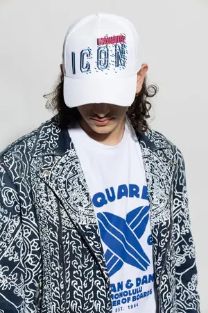 Dsquared2 Logo Graphic Printed Baseball Cap