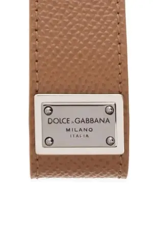 Dolce & Gabbana Dolce Gabbana Logo Plaque Keyring