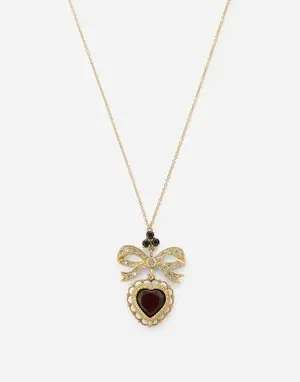 Dolce & Gabbana 18kt Gold Saint Drop Earrings