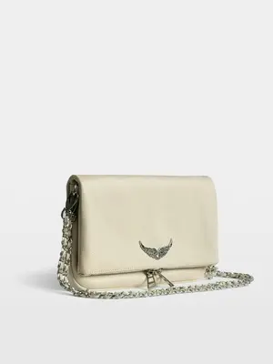 Zadig&Voltaire Rock Leather Clutch Bag