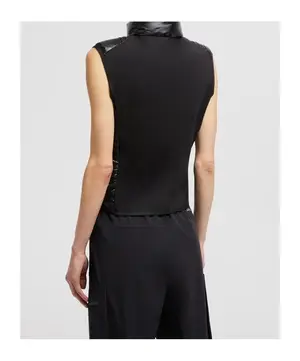 Moncler Padded Zip-up Jersey Gilet
