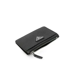 Prada Logo-plaque Leather Cardholder
