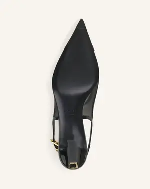LANVIN Mesh Slingback Pumps
