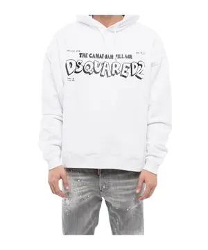 Dsquared2 Logo-print Long-sleeve Hoodie