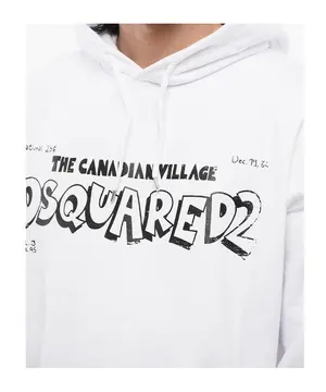 Dsquared2 Logo-print Long-sleeve Hoodie