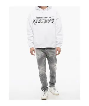 Dsquared2 Logo-print Long-sleeve Hoodie
