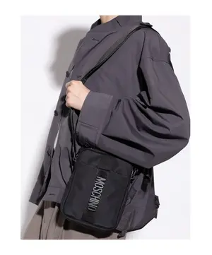 Moschino Plaque Shoulder Bag