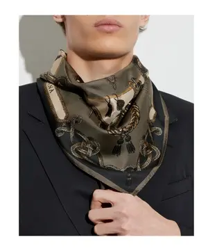 Dolce & Gabbana Dolce Gabbana Rope Printed Scarf
