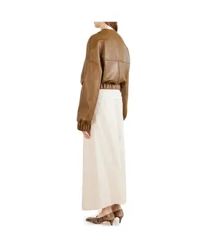 Khaite Short Leather Jacket