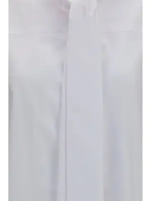 Dries Van Noten Cotton Poplin Shirt With Neck Tie