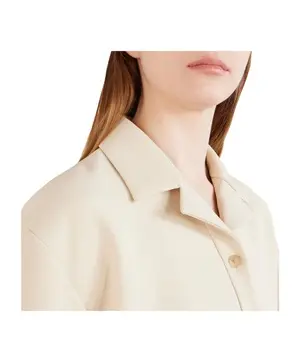 Khaite Solid Color Crepe T-shirt