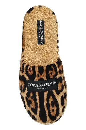 Dolce & Gabbana Dolce Gabbana Logo Patterned Slides