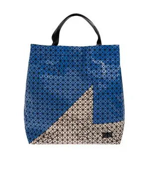 Issey Miyake Cart S Autobahn Geometric Tote Bag - Blue