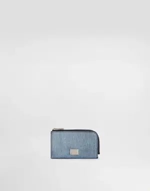 Dolce & Gabbana Dolce Gabbana Zip-around Card Holder Wallet