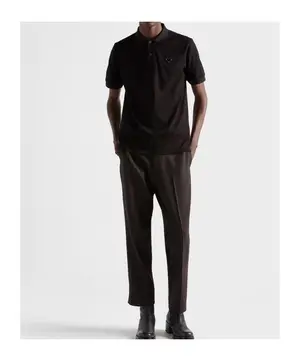 Prada Piqué Polo Shirt