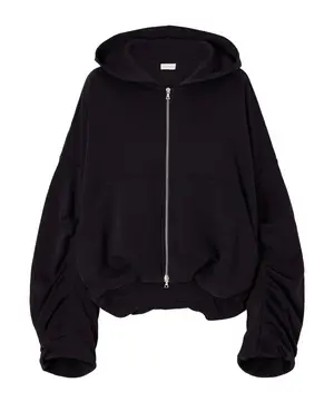 Dries Van Noten Cotton-jersey Zip-up Hoodie