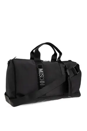 Moschino Detailed Top Handle Luggage Bag