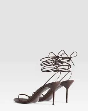 Paris Texas Lidia Lace-up Heeled Sandals