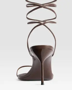 Paris Texas Lidia Lace-up Heeled Sandals