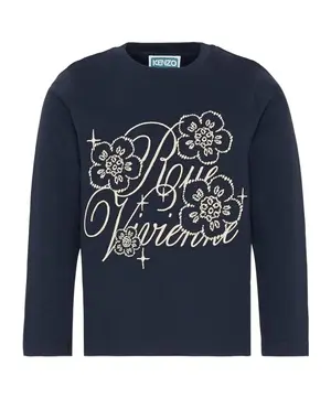 Kenzo Floral-print Long-sleeve T-shirt