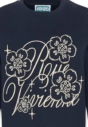 Kenzo Floral-print Long-sleeve T-shirt
