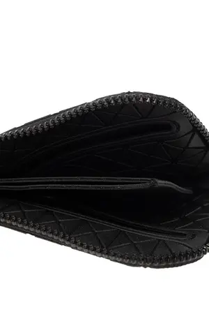 Issey Miyake Geometric-patterned Zip Around Wallet