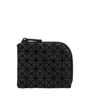 Issey Miyake Clam Geometric-panelled Wallet - Black