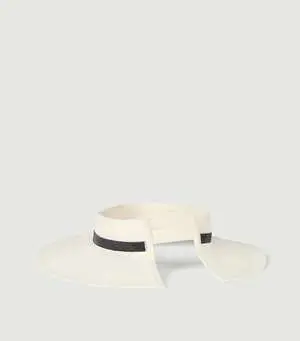 Brunello Cucinelli Straw Wide-brim Visor