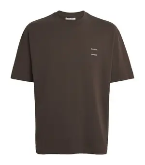 SAMSØE SAMSØE Organic Cotton Joel T-shirt - Brown