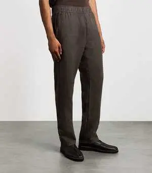 Samsøe Samsøe Sajabari Straight Leg Linen Trousers