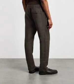 Samsøe Samsøe Sajabari Straight Leg Linen Trousers