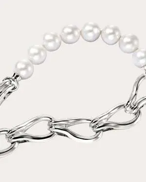 John Hardy Cultured Pearl Surf Bracelet