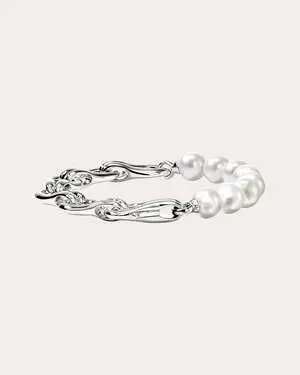 John Hardy Cultured Pearl Surf Bracelet