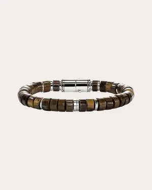 John Hardy Tiger's Eye Heishi Bracelet