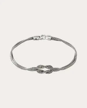John Hardy 3.6mm Love Knot Bracelet - Silver