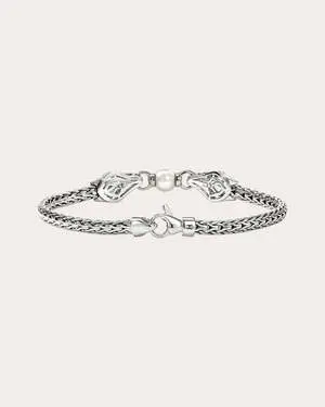 John Hardy Sapphire & Cultured Pearl Naga Bracelet