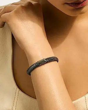 John Hardy 7.5mm Blackened Icon Chain Bracelet