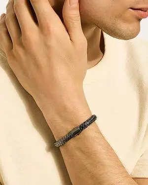 John Hardy 7.5mm Blackened Icon Chain Bracelet