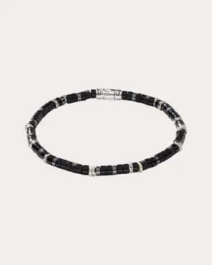 John Hardy Onyx & Hematite Heishi Bracelet - Black