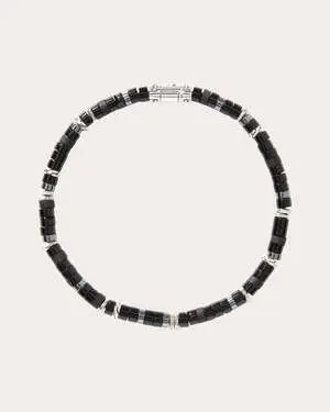 John Hardy Onyx & Hematite Heishi Bracelet