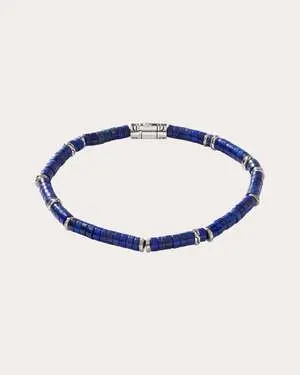 John Hardy 4mm Lapis Lazuli Heishi Bracelet - Blue