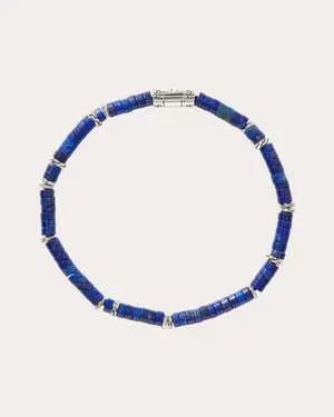 John Hardy 4mm Lapis Lazuli Heishi Bracelet